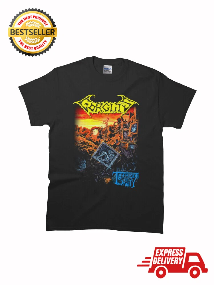 Gorguts - The Erosion Of Sanity Classic Old School MAN WOMAN T-Shirt ...