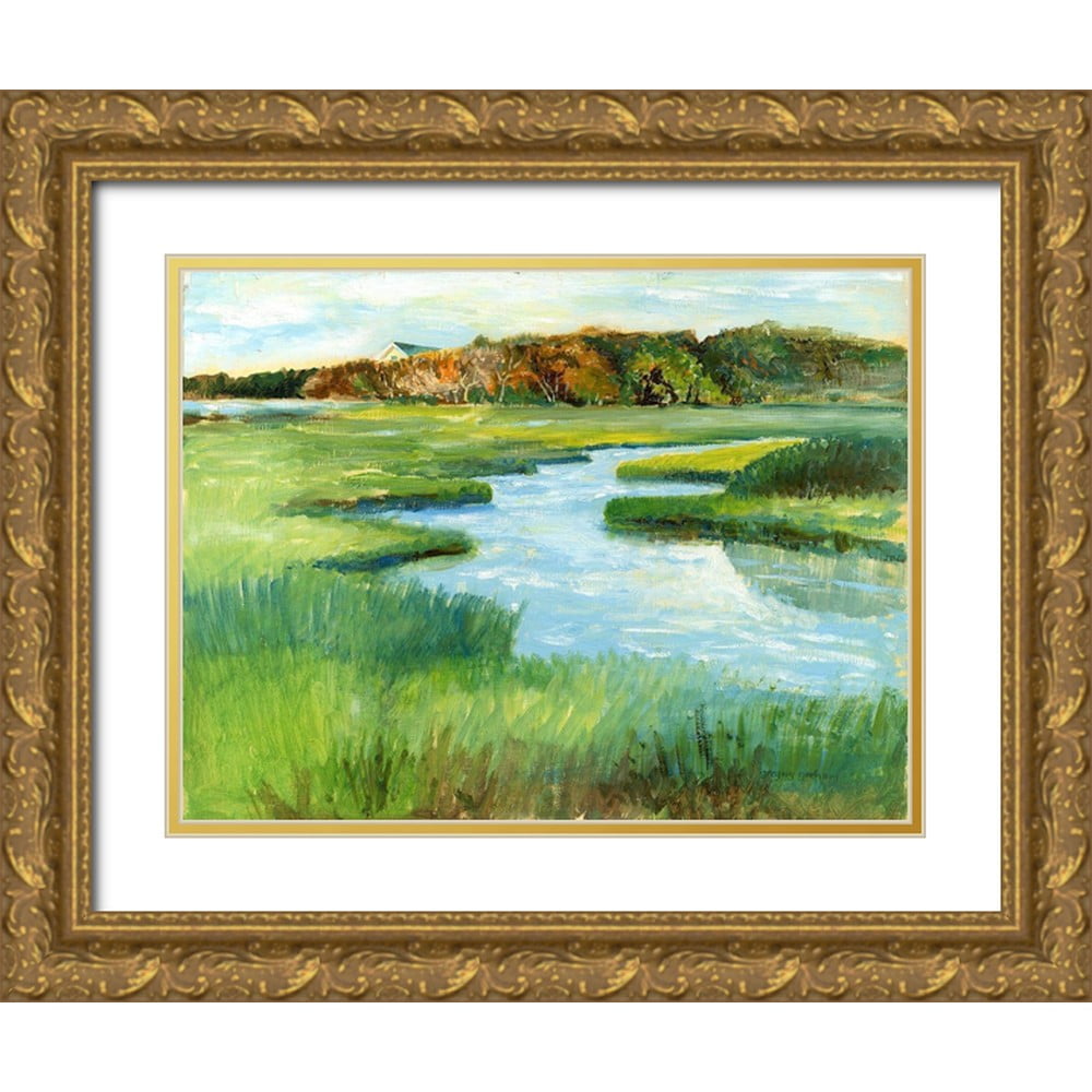 Gorham, Gregory 14x12 Gold Ornate Wood Framed with Double Matting ...