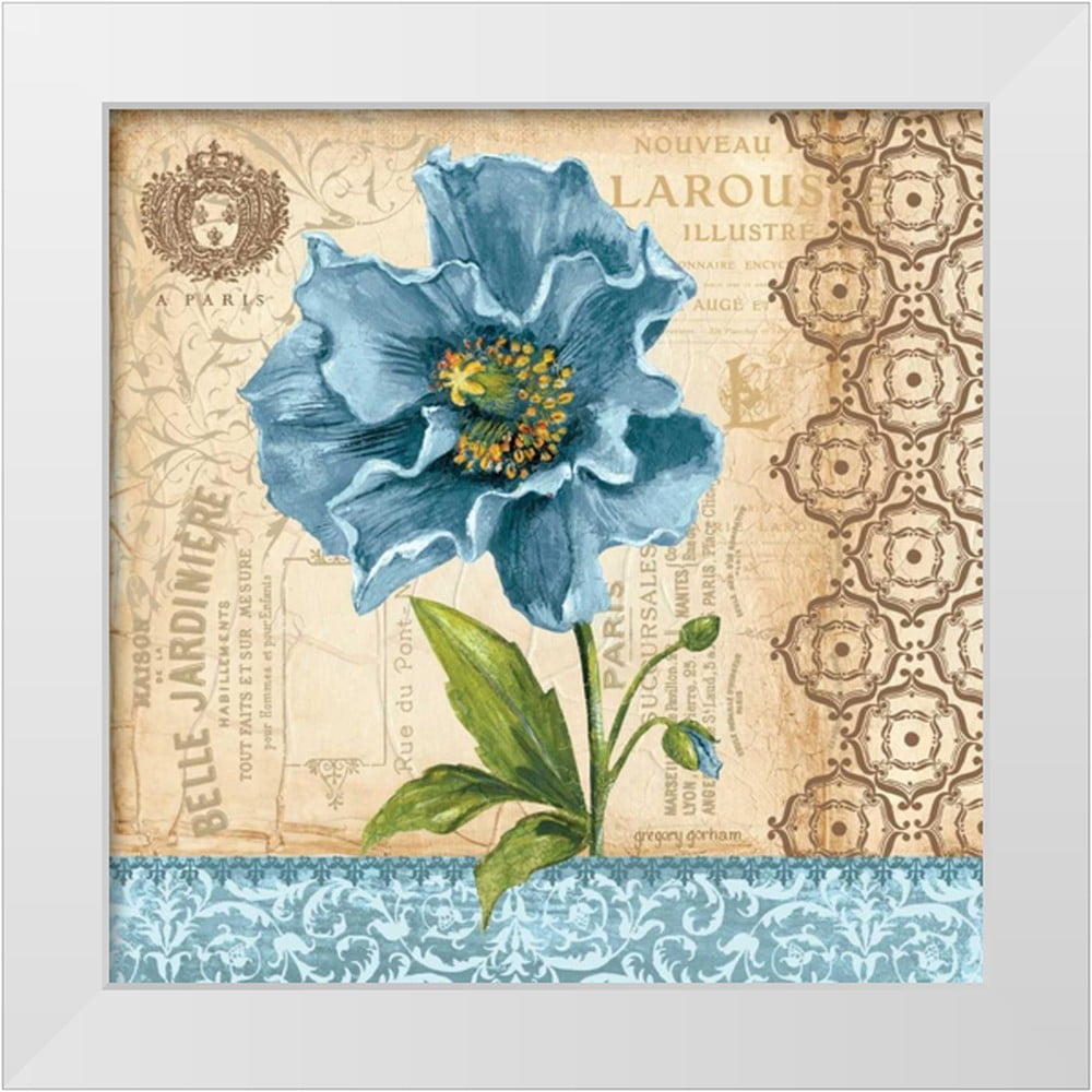 Gorham, Gregory 15x15 White Modern Wood Framed Museum Art Print Titled ...