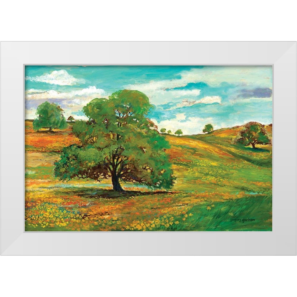 Gorham, Gregory 32x23 White Modern Wood Framed Museum Art Print Titled ...