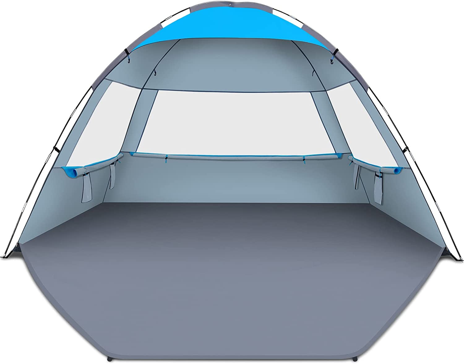 Gorich Beach Tent Sun Shelter for 3/4-5/6-7/8-10 Person with UPF 50＋ UV ...