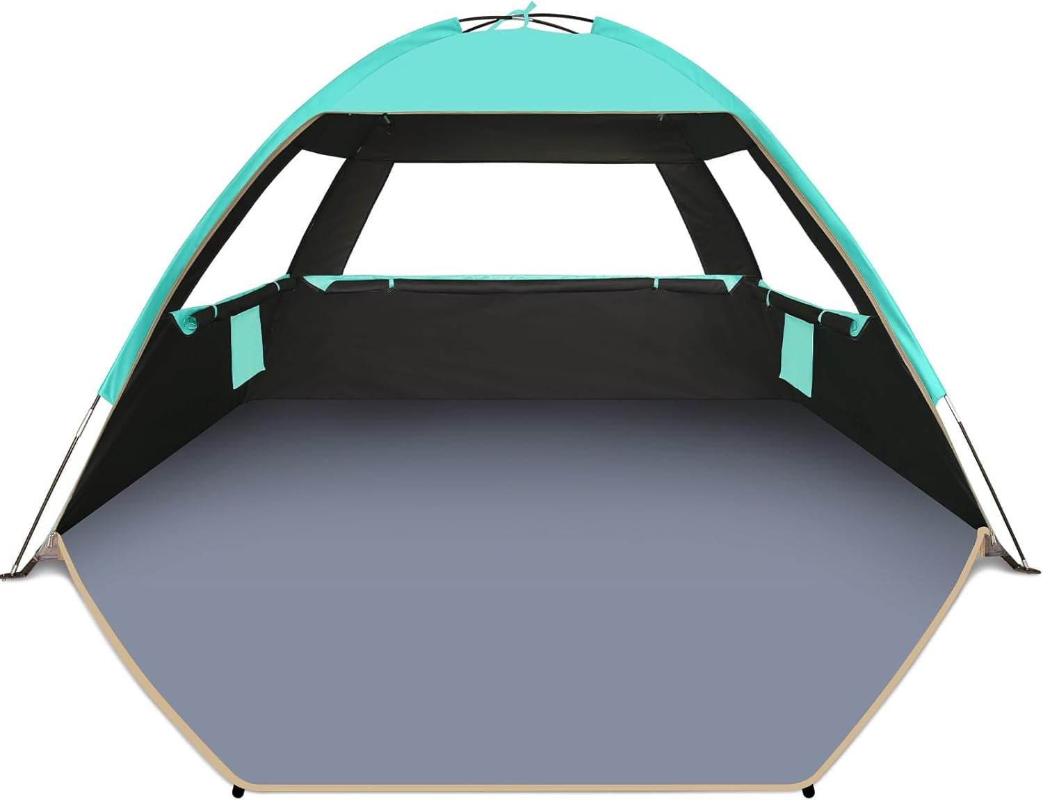 Beach Tent Sun Shelter for 3/4-5/6-7/8-10 Person with UPF 50＋ UV ...