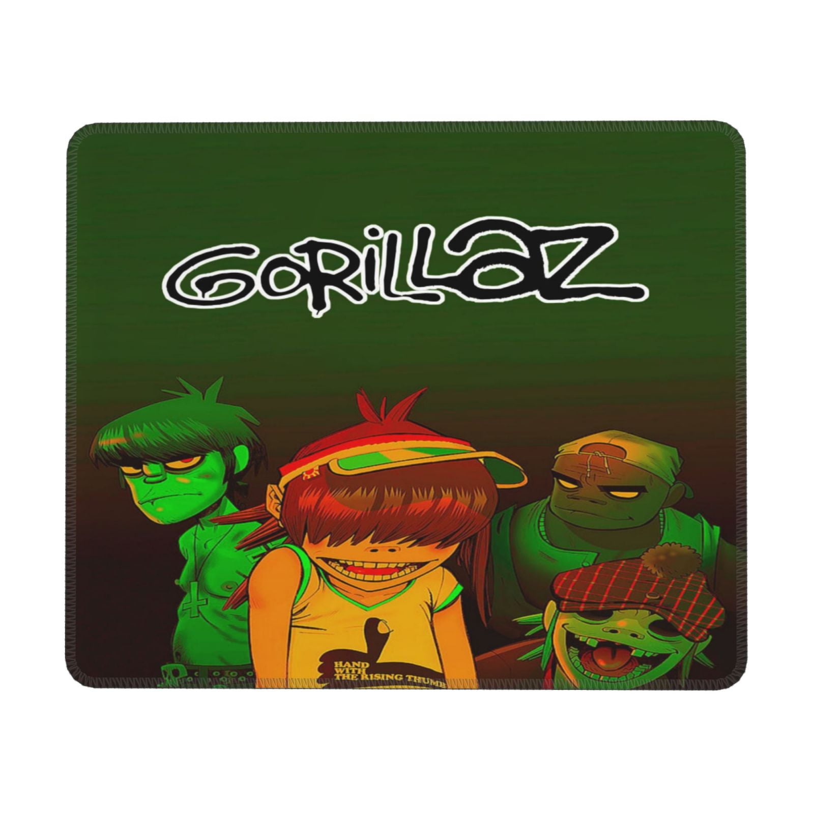 Gorill-,A2 Mouse Pad Square Stitched Edges Non-Slip Rubber Washable ...