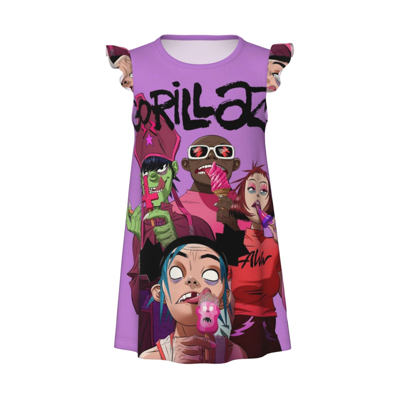 Gorill-,A2 Nightgown Princess Pajama Dresses For Sleepwear Nightie ...