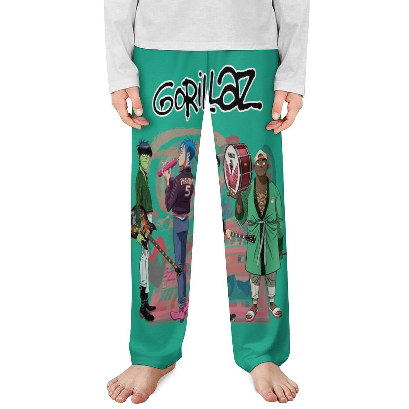 Gorill-,A2 Pajama Pants Cartoon Casual Lounge PJ Bottoms with Pockets ...