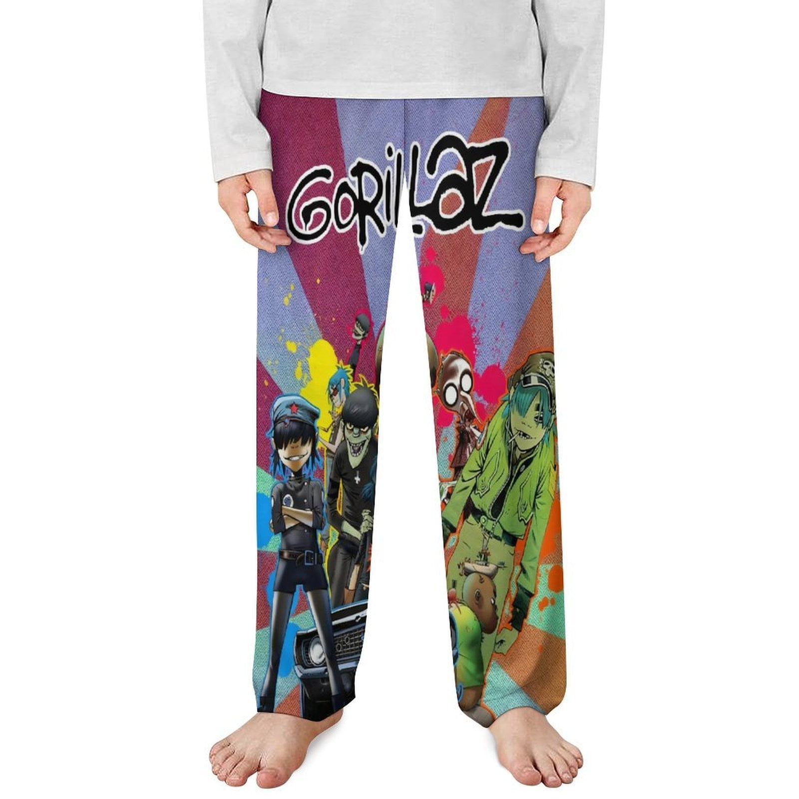 Gorill-,A2 Pajama Pants Cartoon Casual Lounge PJ Bottoms with Pockets ...