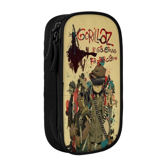 Gorill-,A2 Pencil Case Portable Pen Bag Pouch With Zipper Stationary ...