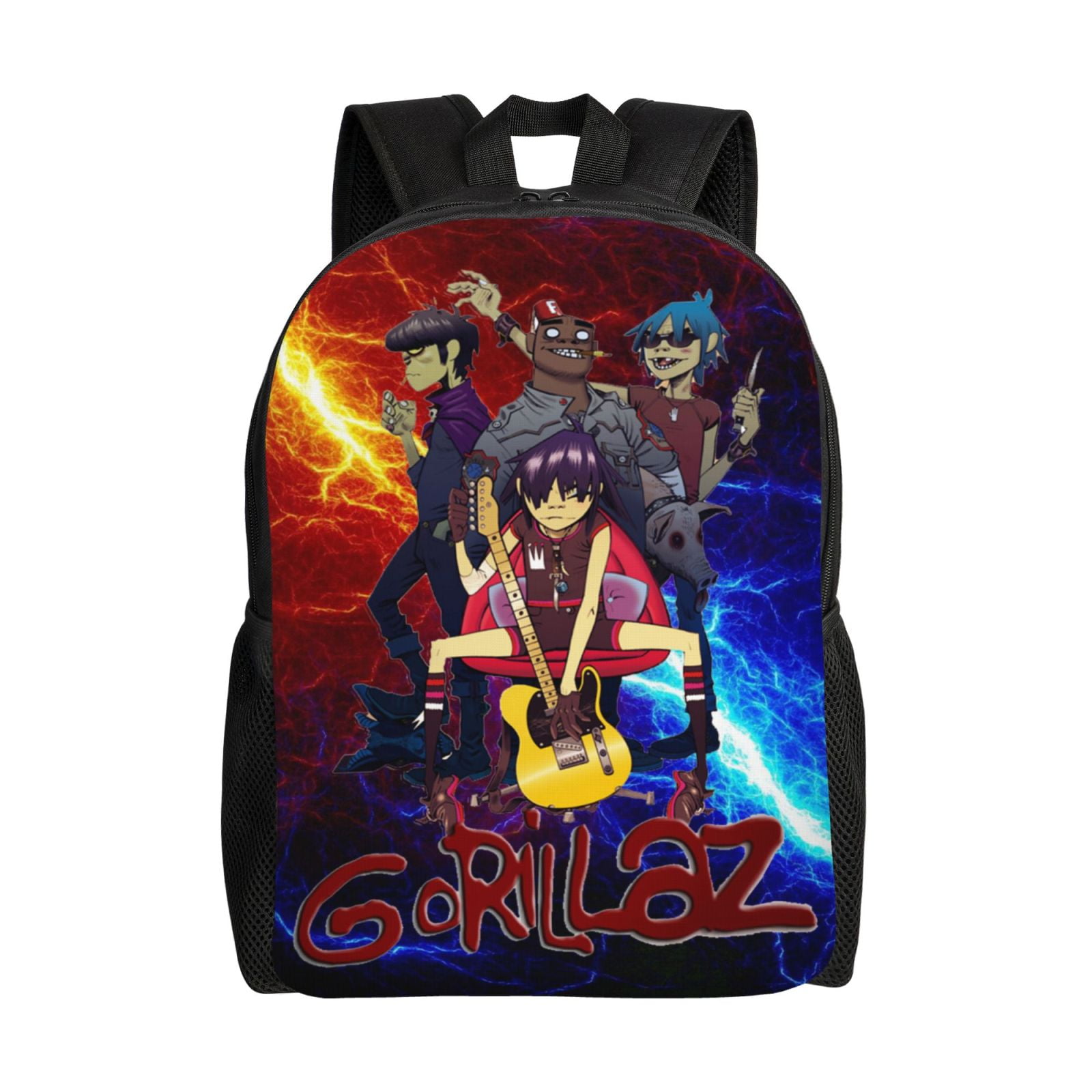 Gorill-az 2d Noodle Large Backpack Lightweight Laptop Bag Daypack ...