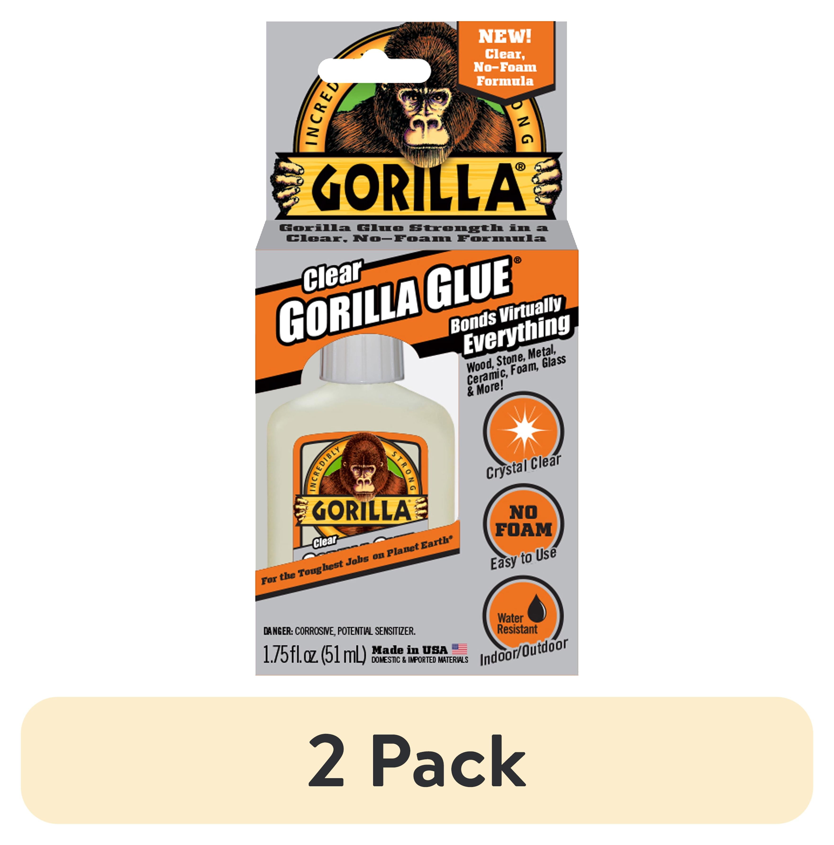 (2 pack) Gorilla Glue Clear 1.75oz - Walmart.com
