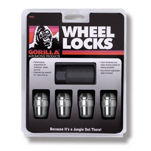 Gorilla 71621N Acorn Wheel Lock Lug Nuts, Set of 4 with key - Walmart.com
