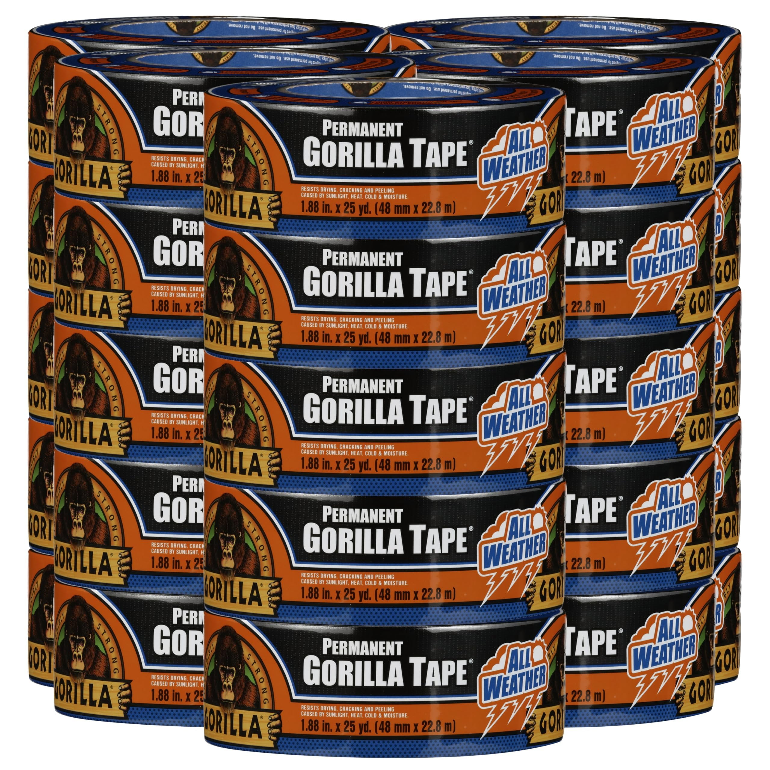 Gorilla All Weather Outdoor Waterproof Duct Tape, UV and Temperature ...