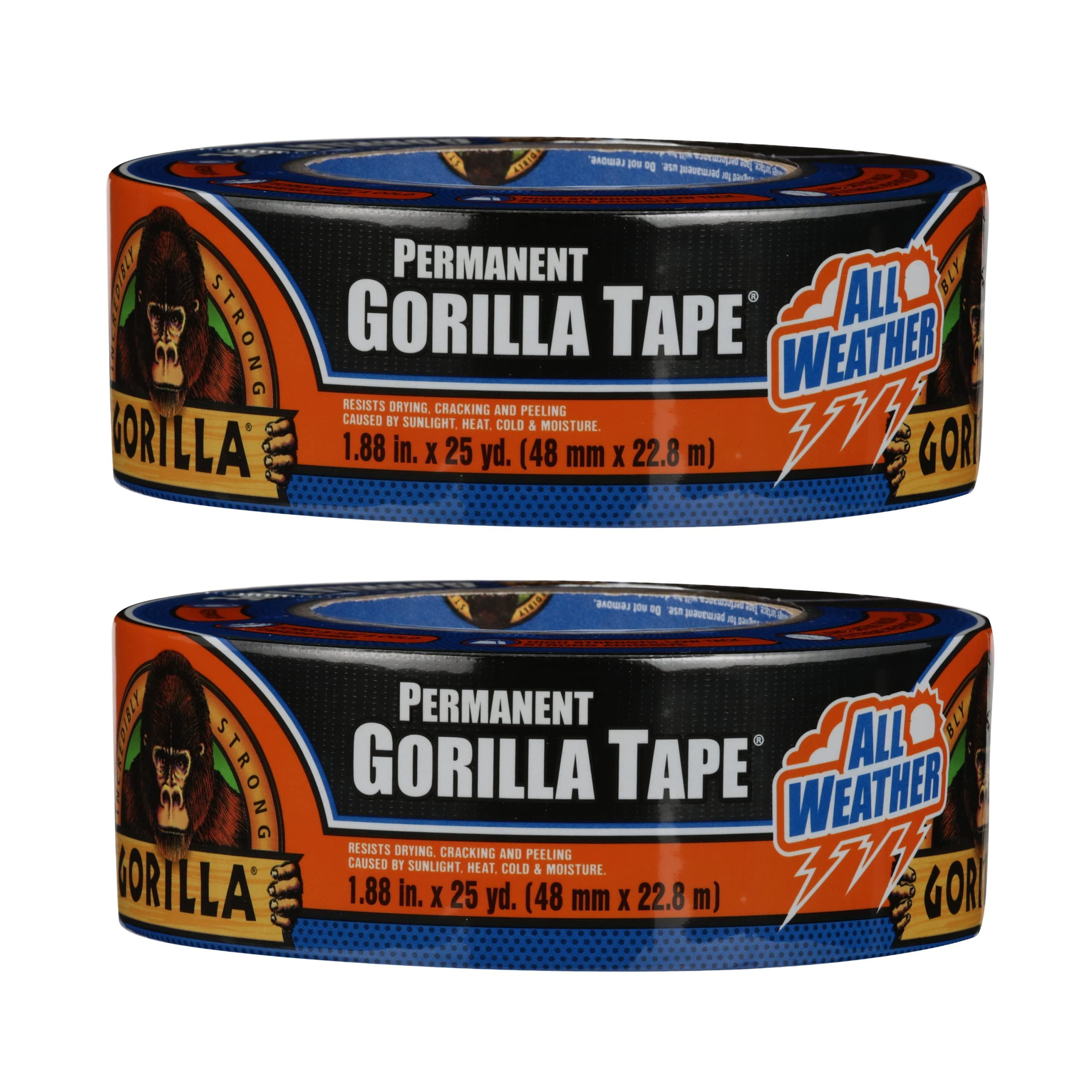 Gorilla All Weather Outdoor Waterproof Duct Tape, UV and Temperature ...