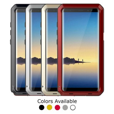 Gorilla Aluminum Metal Samsung Galaxy Note 8 Case (Red) Heavy Duty ...