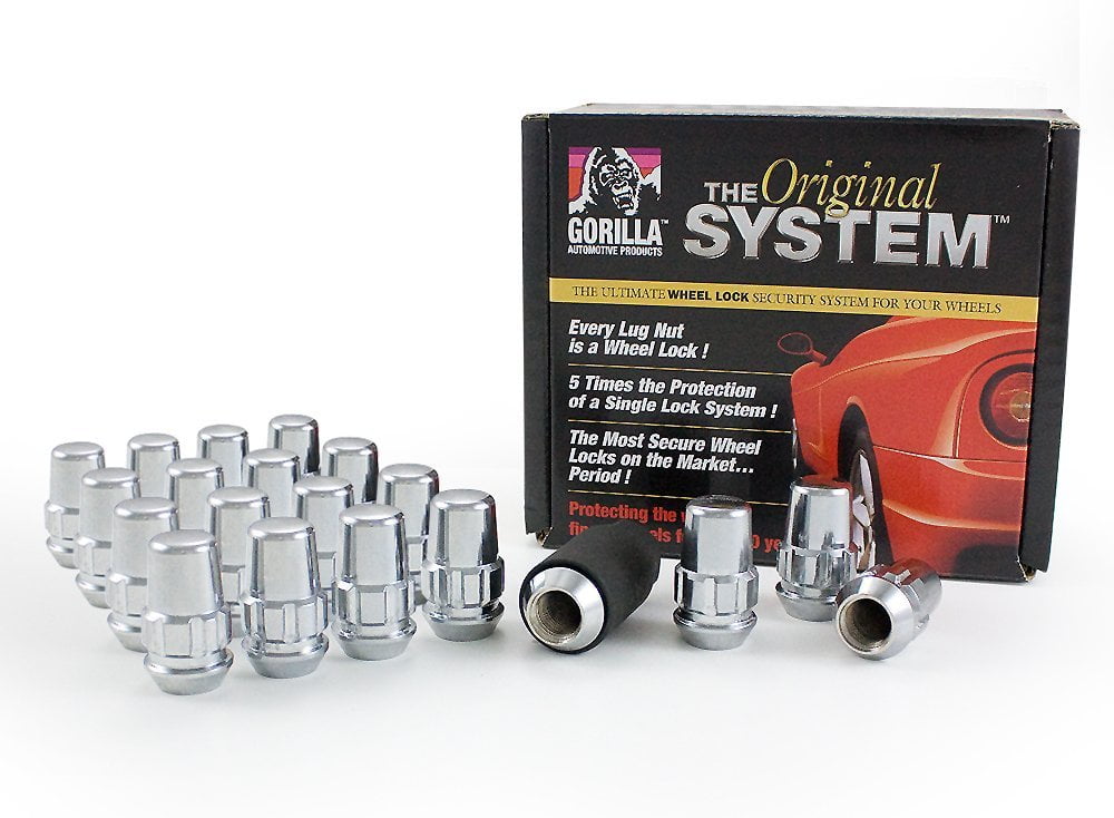 Gorilla Automotive 71683N "The System" Acorn Wheel Locks (1/2" Thread ...