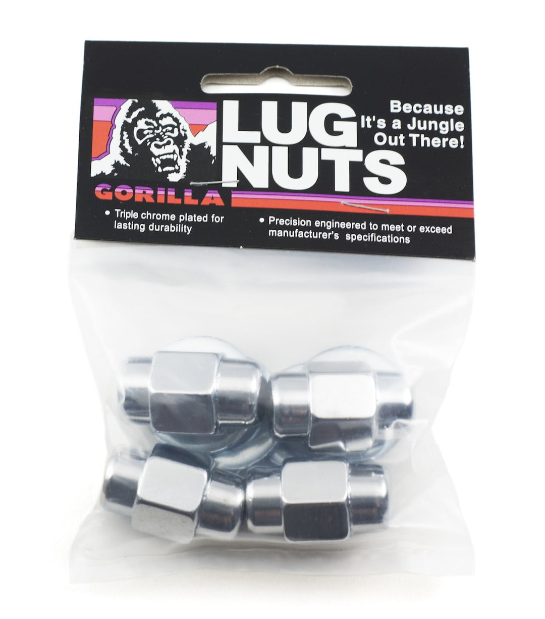 Gorilla Automotive 72137B Short Shank Lug Nuts (12mm x 1.50 Thread Size ...