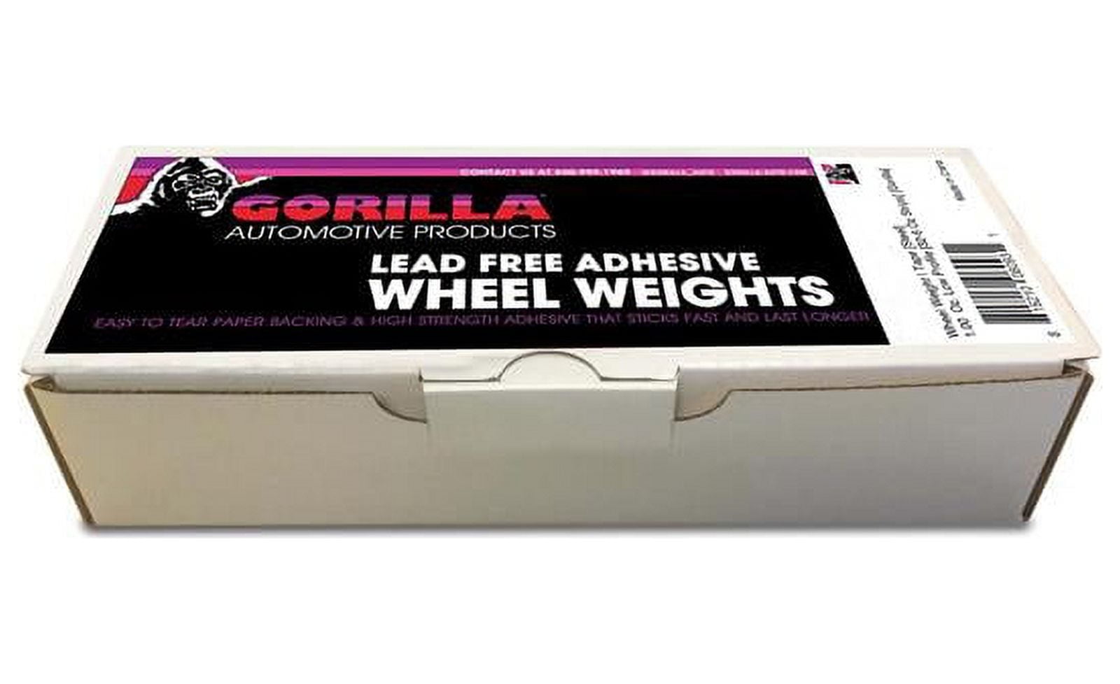 Gorilla Automotive GOR 1/2 OZ L.P. 52-3 OZ STRIPS - SILVER - 10010FG ...