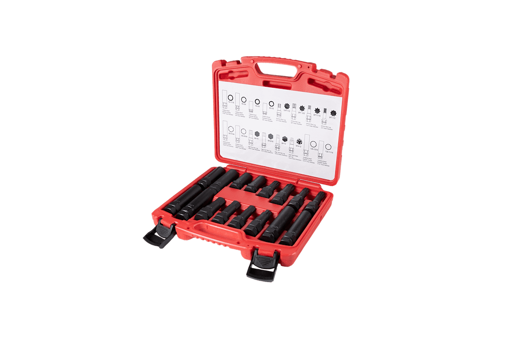 Gorilla Automotive 16-Piece Locking Lug Nut Master Key Set, Spline ...