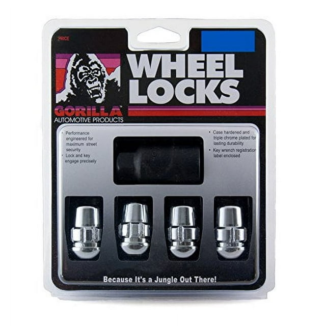 Gorilla Automotive Products 38431XL Chrome Wheel Lock, Set of 4 (Seat ...