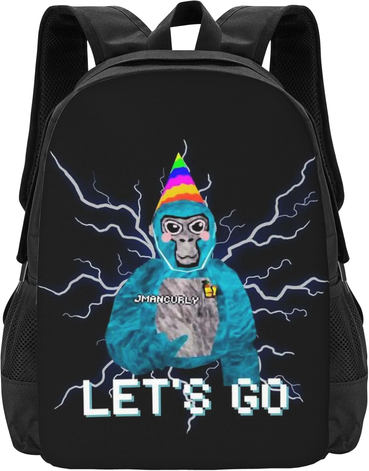 Gorilla Backpack Cartoon Fun Monkey Backpack Cute Backpack, T3 ...