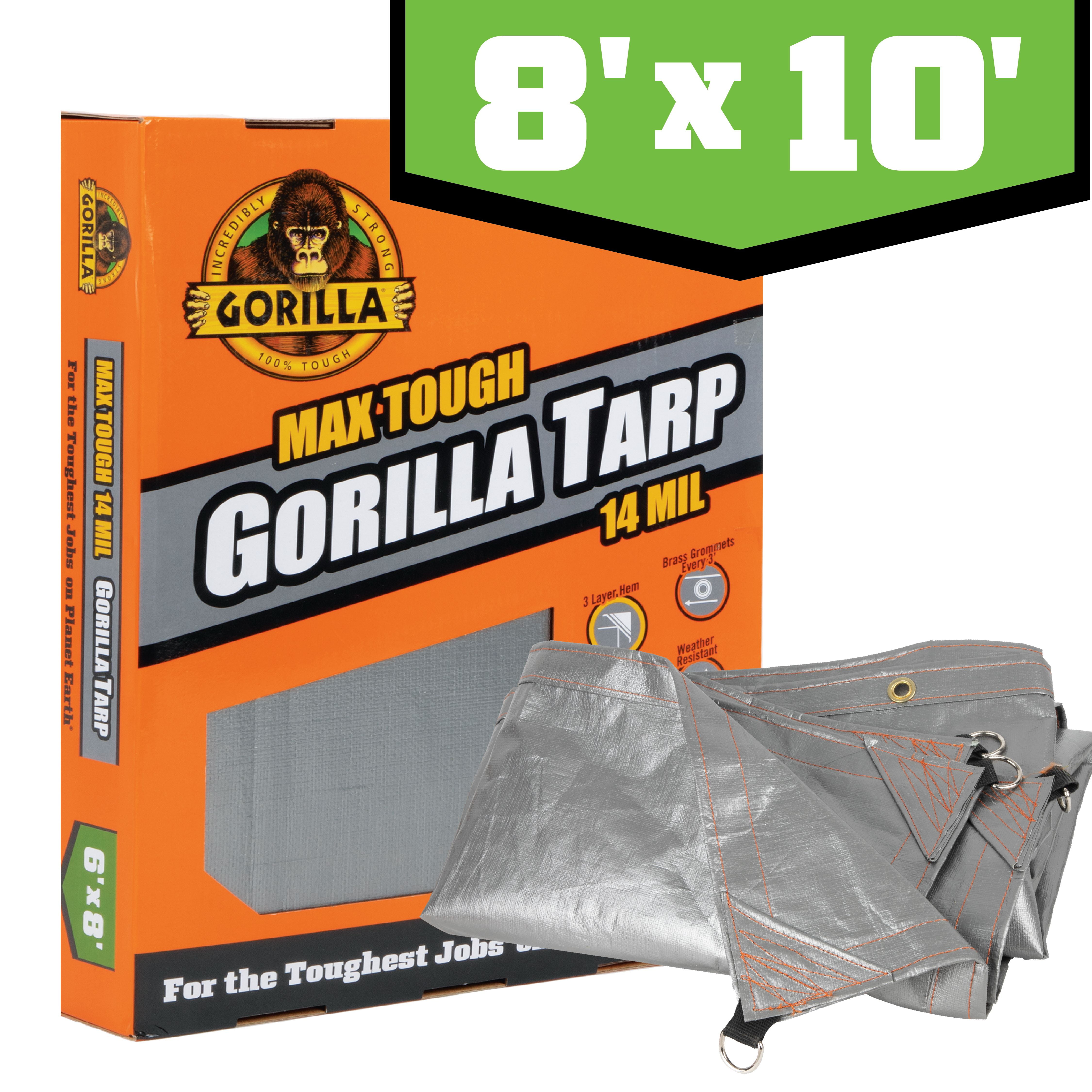 Gorilla Brand 8' X 10' Max Tough Tarp - Walmart.com