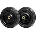 Gorilla Carts 10 Inch Replacement Tire, Wheel for Lawn, Garden, Yard ...