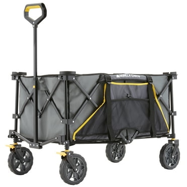 Mastgoal Utility Hand Pulling Wagon, Large Cargo Capacity, Foldable ...