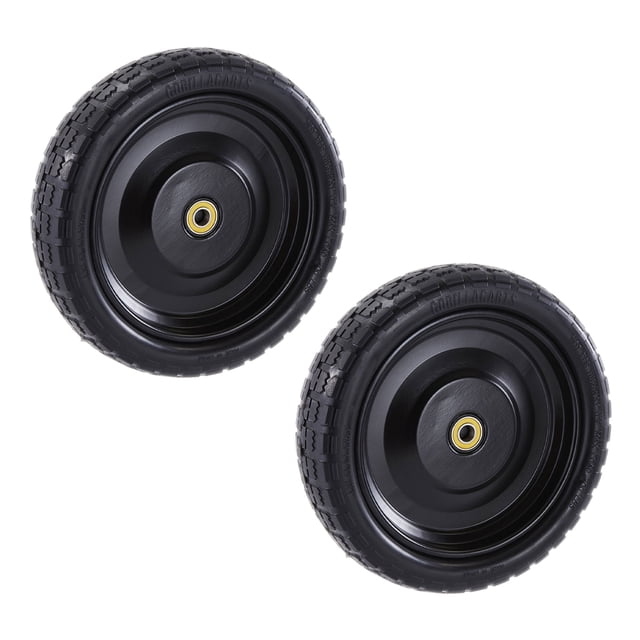 Gorilla Carts 13-Inch Solid Poly No-Flat Replacement Utility Cart Tires ...