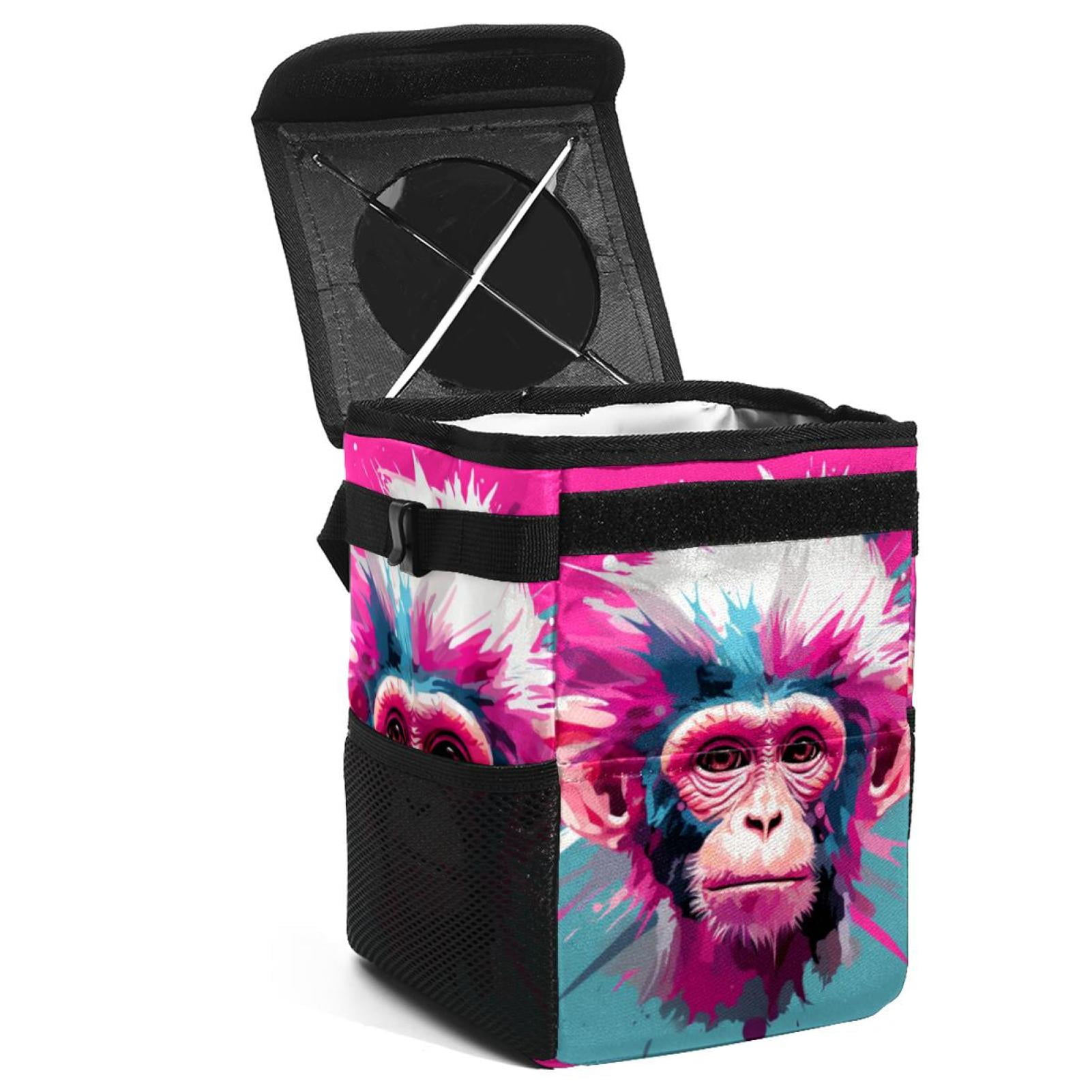 Gorilla Foldable Car Garbage Can with Lid - Leak-proof Hanging Storage ...