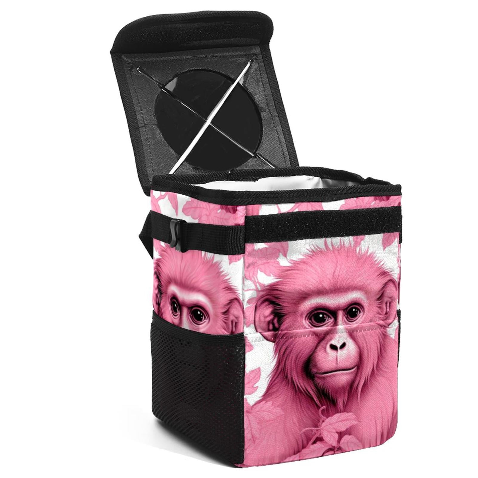 Gorilla Foldable Car Garbage Can with Lid, Leak-proof Mini Trash Can ...