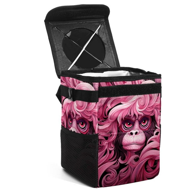 Gorilla Foldable Car Trash Can with Lid, Leak-Proof, and Hanging ...
