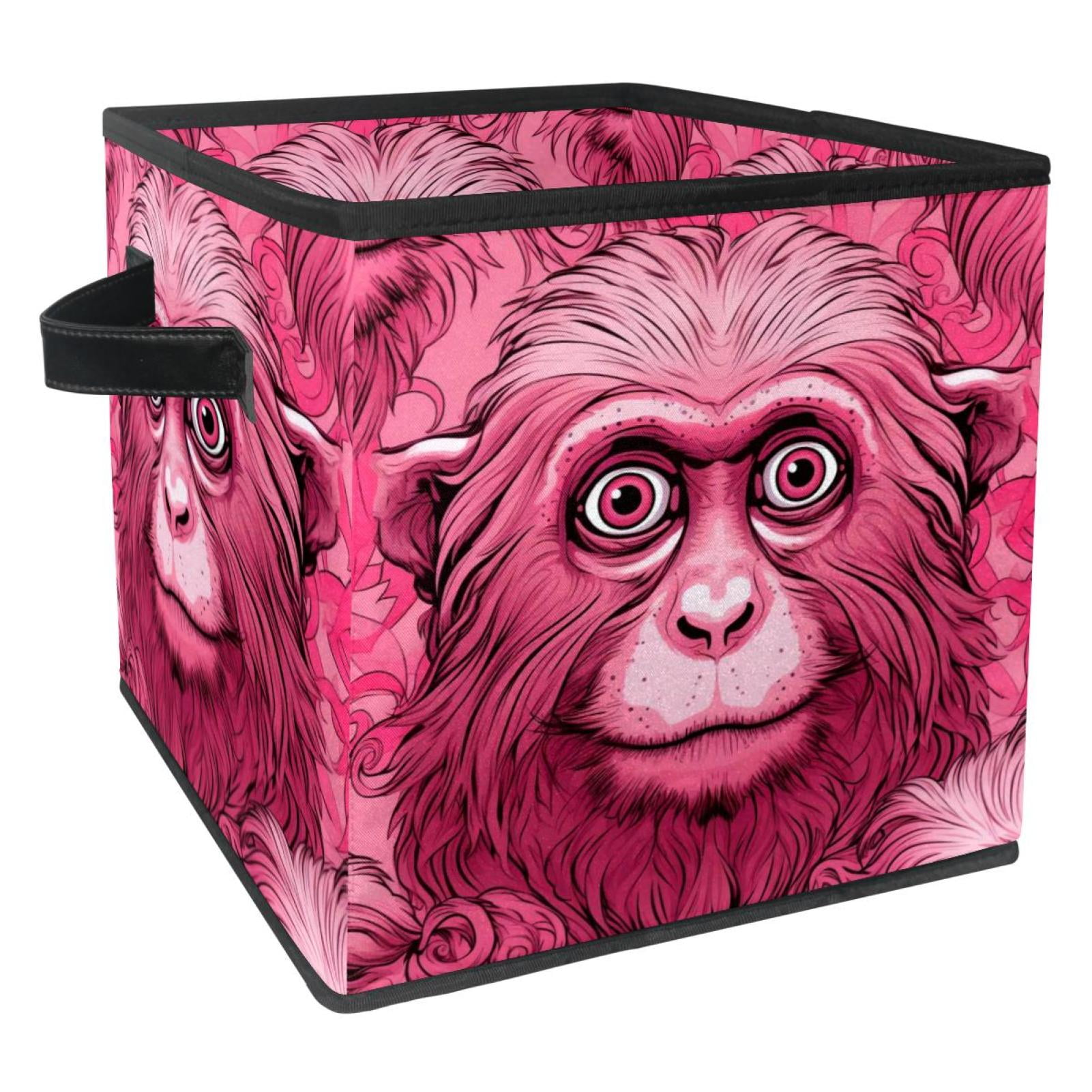 Gorilla Foldable Toy Box with Handle, 10.8"x10.5"x10.6", Large Capacity ...