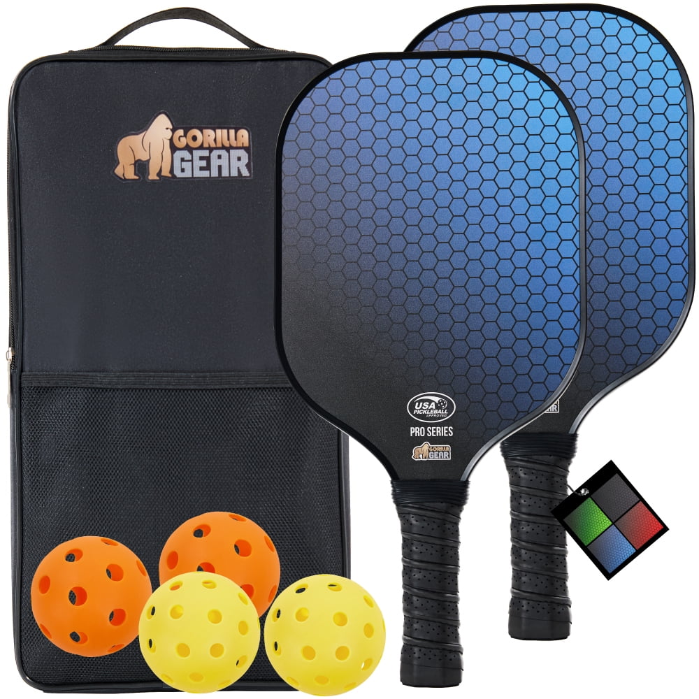 Gorilla Gear USAPA Pickleball Approved Paddle Pickleball Set of 2 ...
