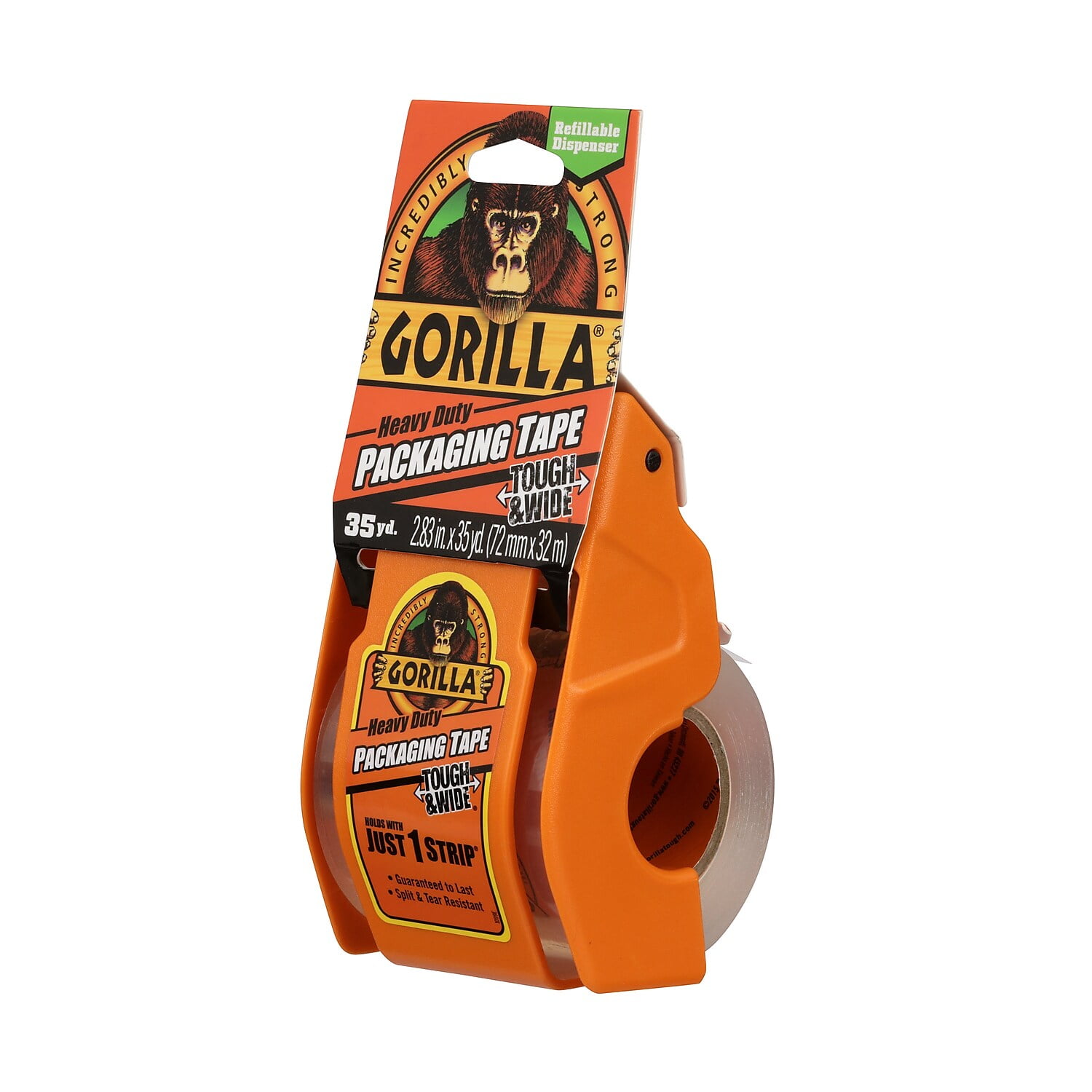 Gorilla Glue 35 Yard Clear Tough & Wide Packaging Tape Thick Tape ...