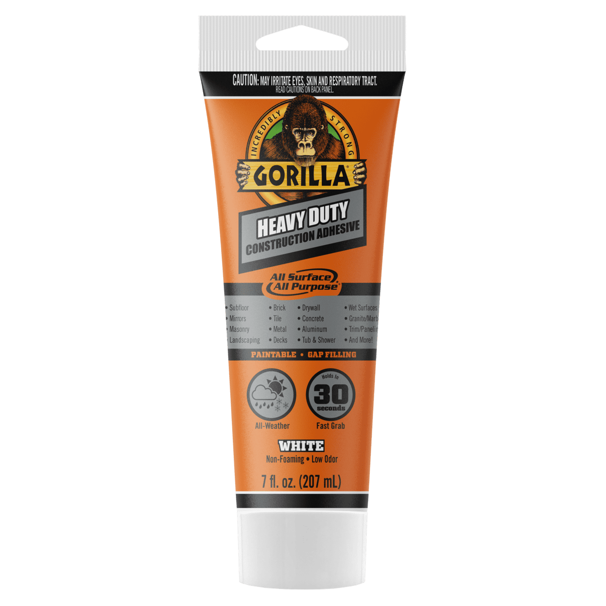 Gorilla Glue 7oz Construction Adhesive HD Product Weight 0.83 lb Model ...