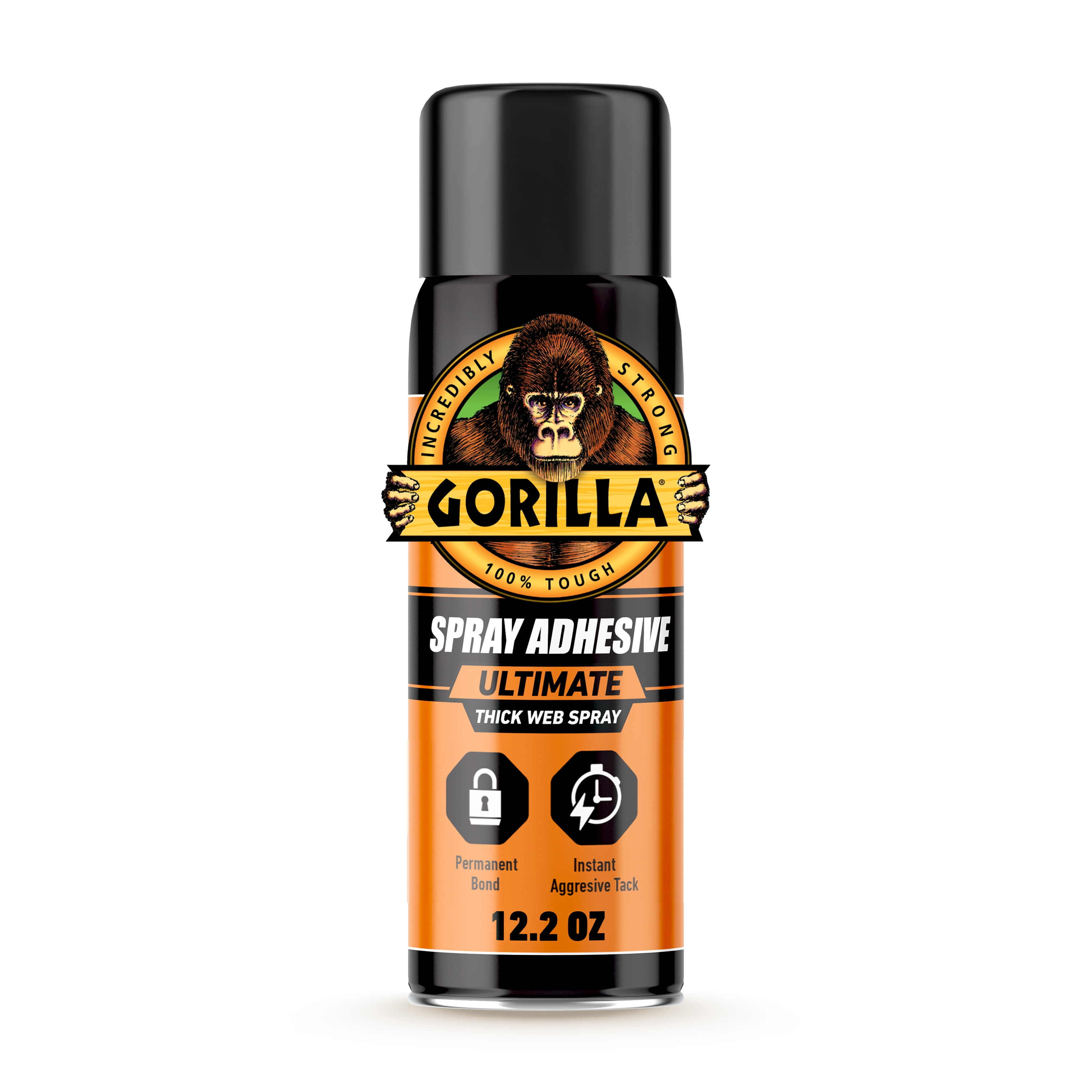 Gorilla Heavy Duty Multi-Purpose Contact Adhesive Spray 12.2oz Clear ...