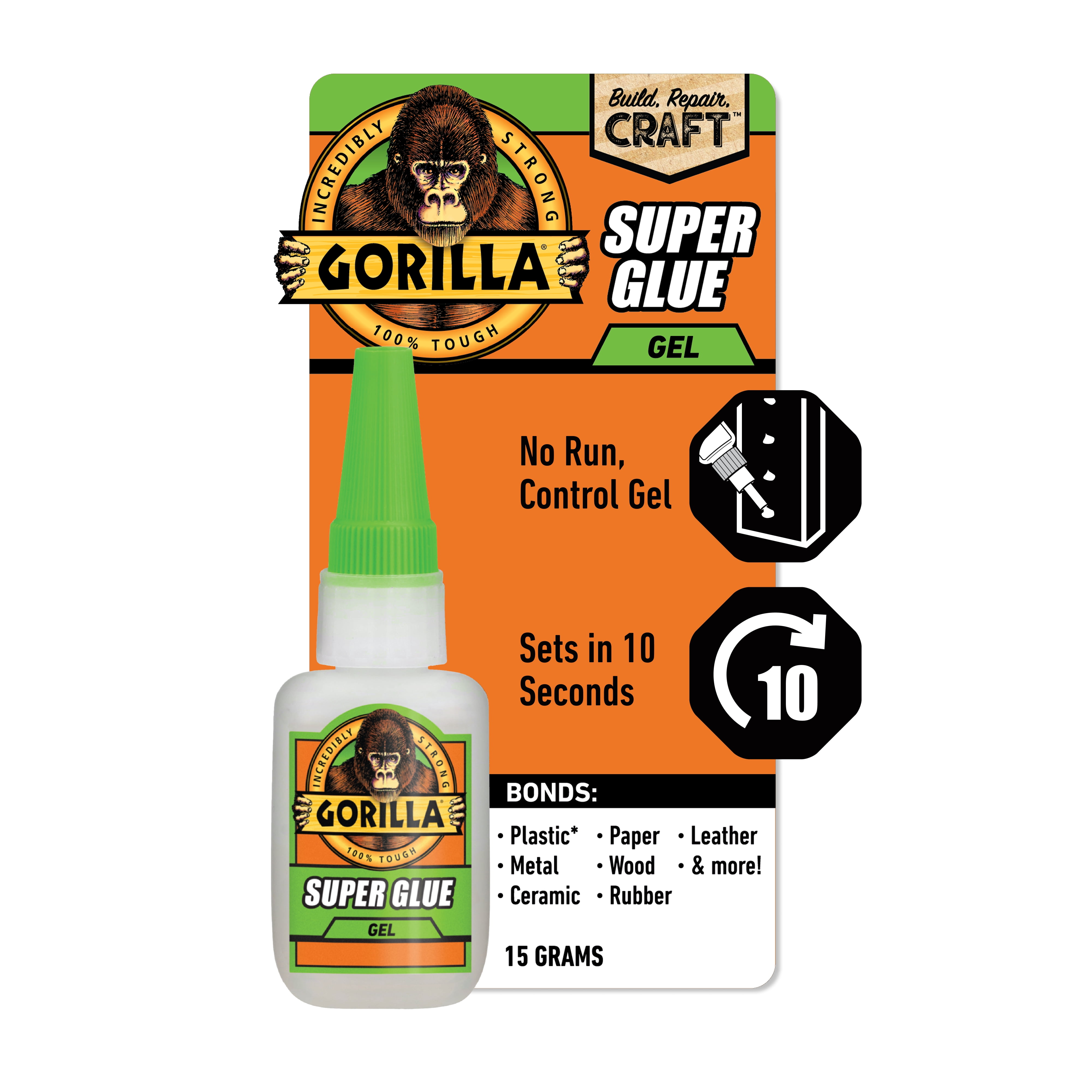 Gel transparent Super Glue Gorilla Glue, 15 grammes, Maroc | Ubuy