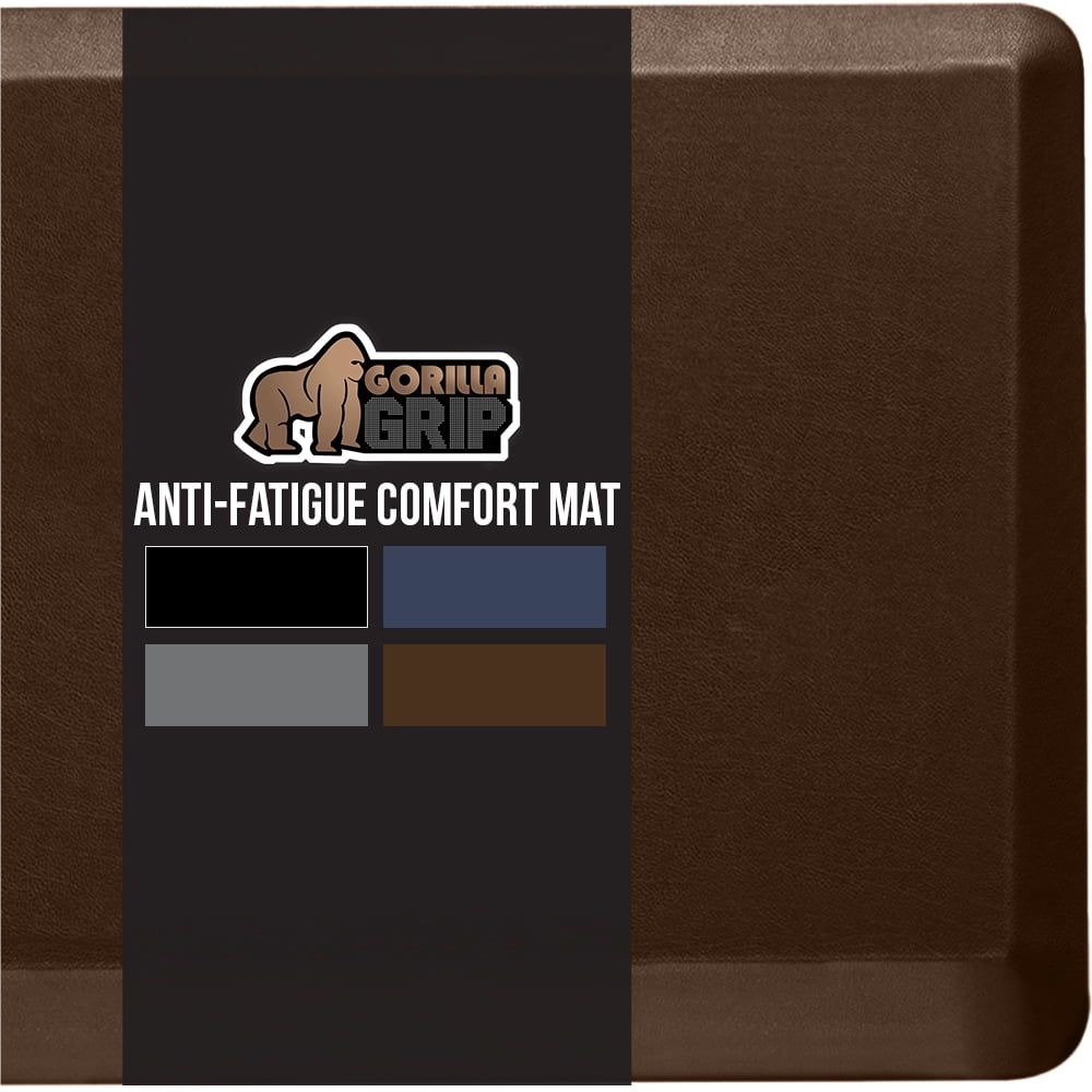 GORILLA GRIP Comfortable Cushioned Kitchen Mats, Waterproof and Stain ...