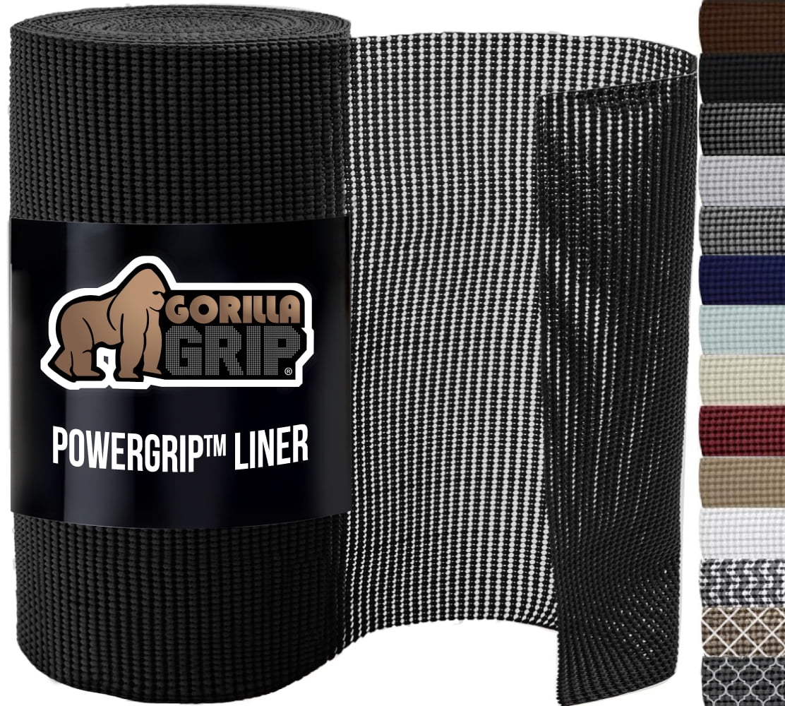 GORILLA GRIP Drawer Shelf Liner, Non-Adhesive Liners for Kitchen Pantry ...