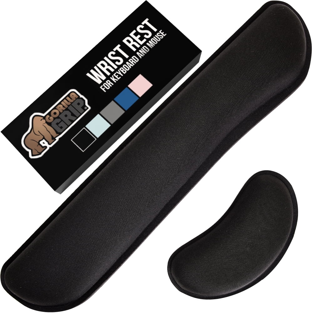 Gorilla Grip Wrist Rest for Keyboard Mouse, Ergonomic Support, 1.2 Inch ...