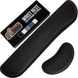 Gorilla Grip, Gel Memory Foam Wrist Rest, 17x3.5 inches, Black ...