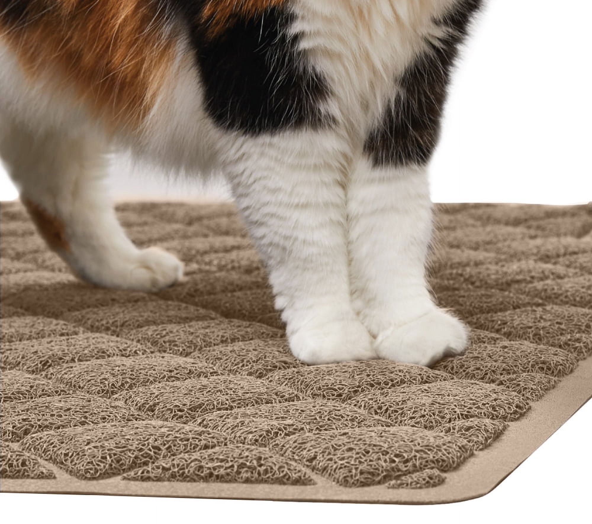 Gorilla Grip Cat Litter Mat, Water Resistant, Traps Mess, Easy Clean ...