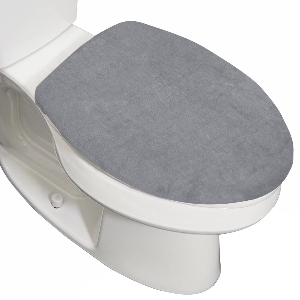 Gorilla Grip Toilet Lid Seat Cover, Memory Foam, Elastic Universal Fit ...