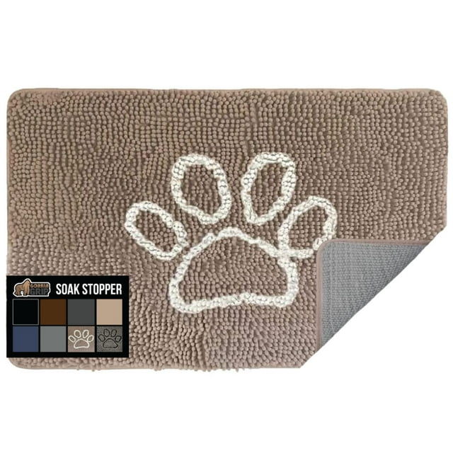 Indoor Doormat, 35x24 Beige Ivory, Absorbent Washable Quick Dry Door ...