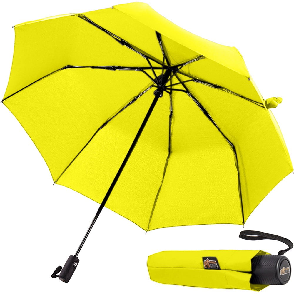 Gorilla Grip Wind and Tear Resistant Compact Rain Umbrella, 11.5 inch ...