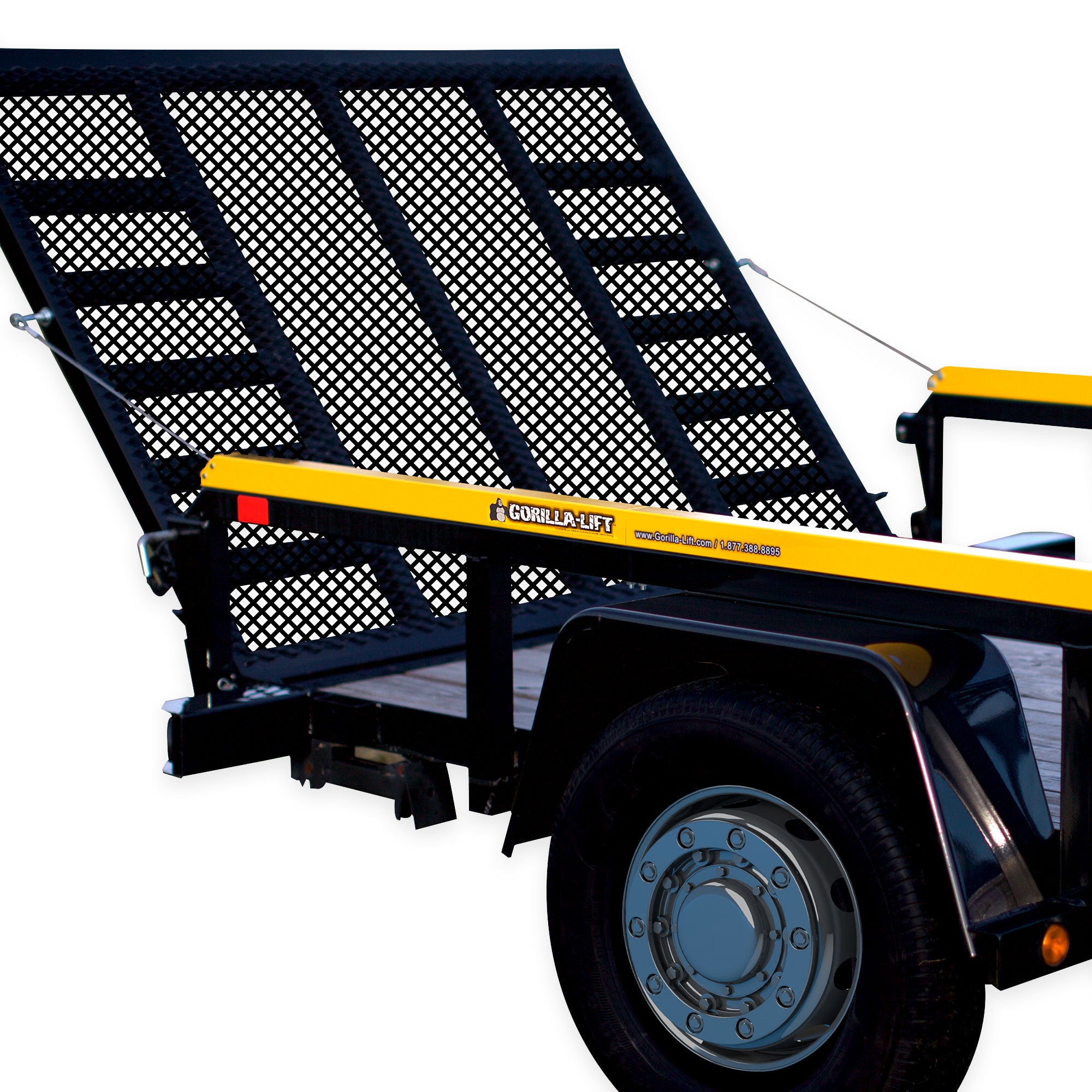 Gorilla Lift 2 Sided Tailgate Utility Trailer & Ramp Lift System, (3 ...
