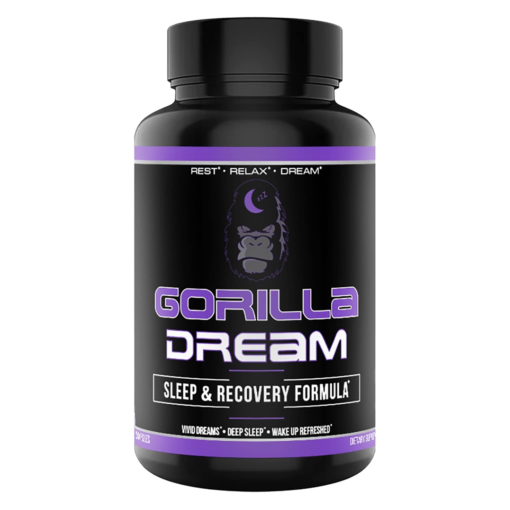 Gorilla Mind Dream Sleep Supplement (120 Capsules) - Nootropic Infused ...