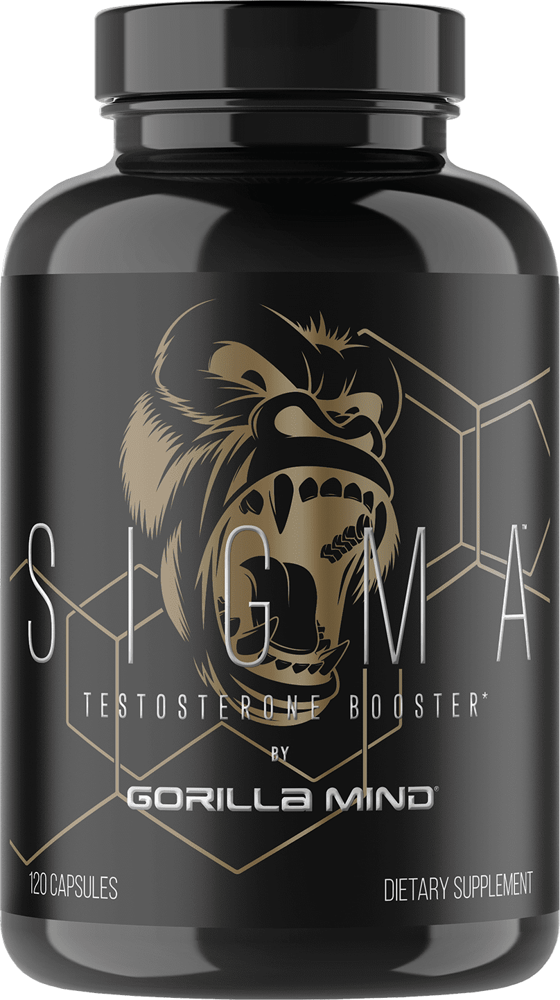 Gorilla Mind Sigma Testosterone Booster with Tongkat Ali and Fadogia ...