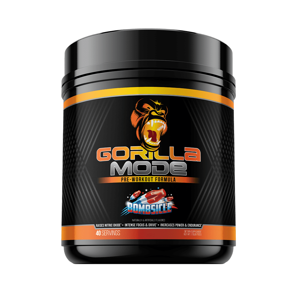 Gorilla Mode Pre Workout Pro Performance Gym Supplement - Massive Pumps ...