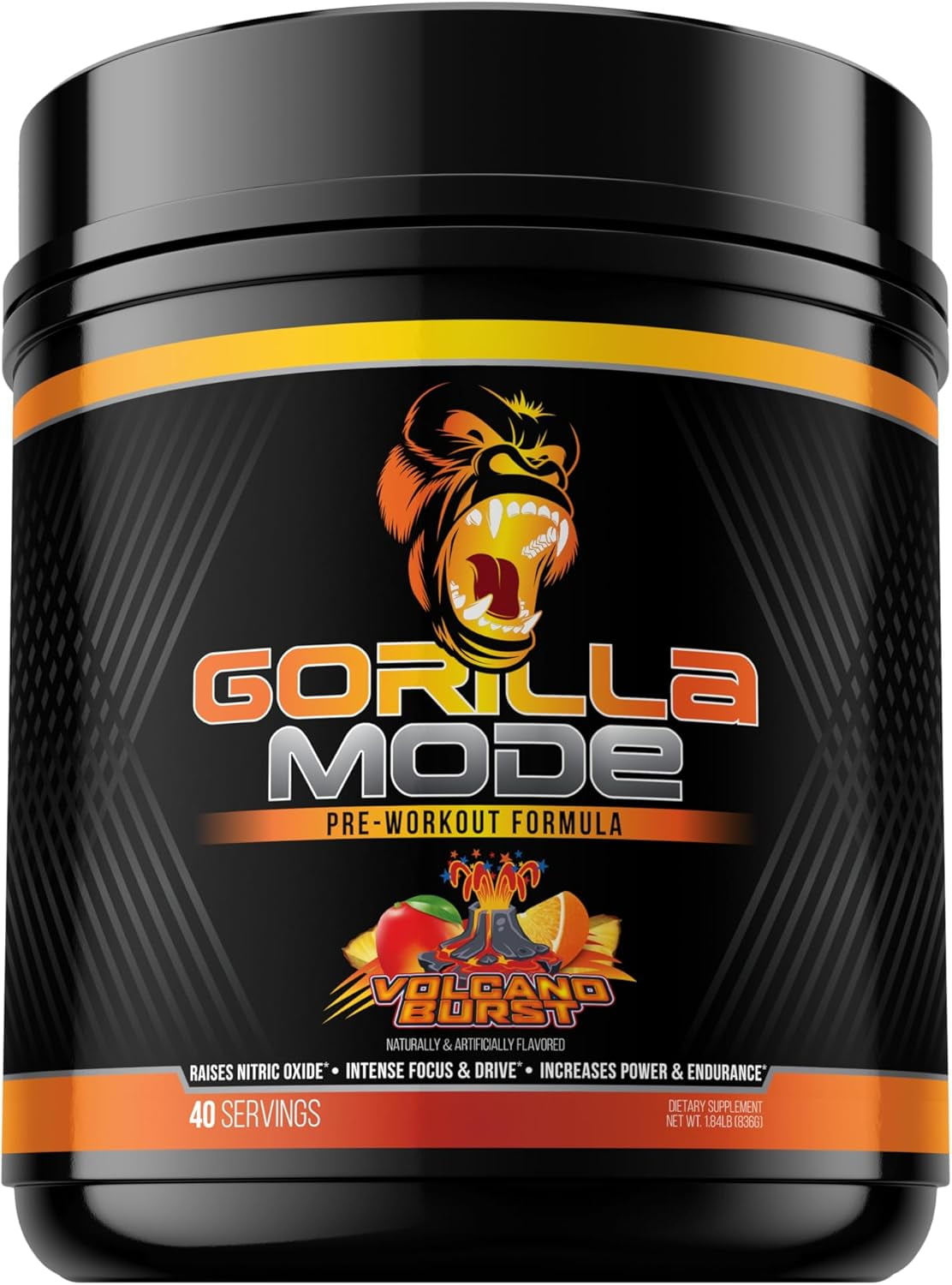 Gorilla Mode Pre Workout - Massive Pumps · Laser Focus · Energy · Power ...