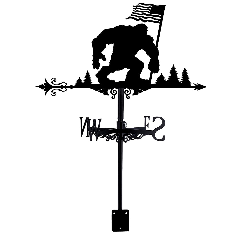 Gorilla Ornament Weathercock Wind Vane Weathervanes Metal Weather Vane ...